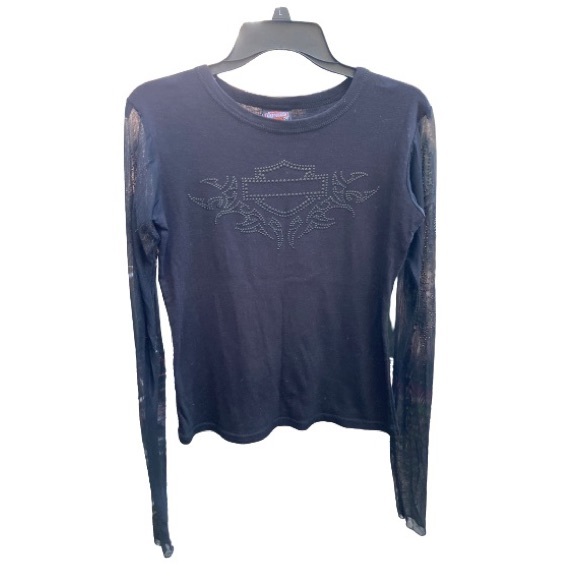 Harley-Davidson | Tops | Harley Davidson Black Top | Poshmark